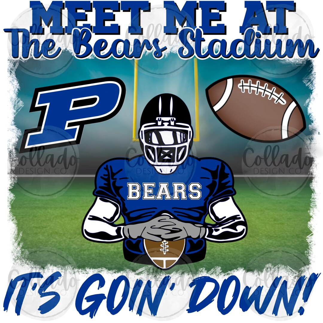 Meet Me at the Bears Stadium Pierce County Bears Football PCHS Royal ...