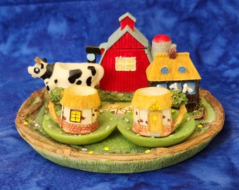 Vintage Miniature Wolf Tea Set - Etsy