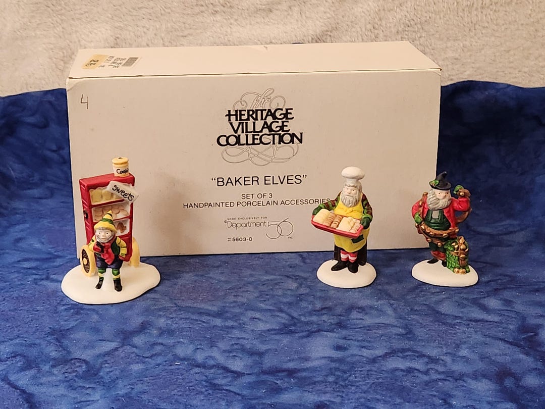 Baker Elves North Pole Department 56 Heritage Village Collection Elves ...