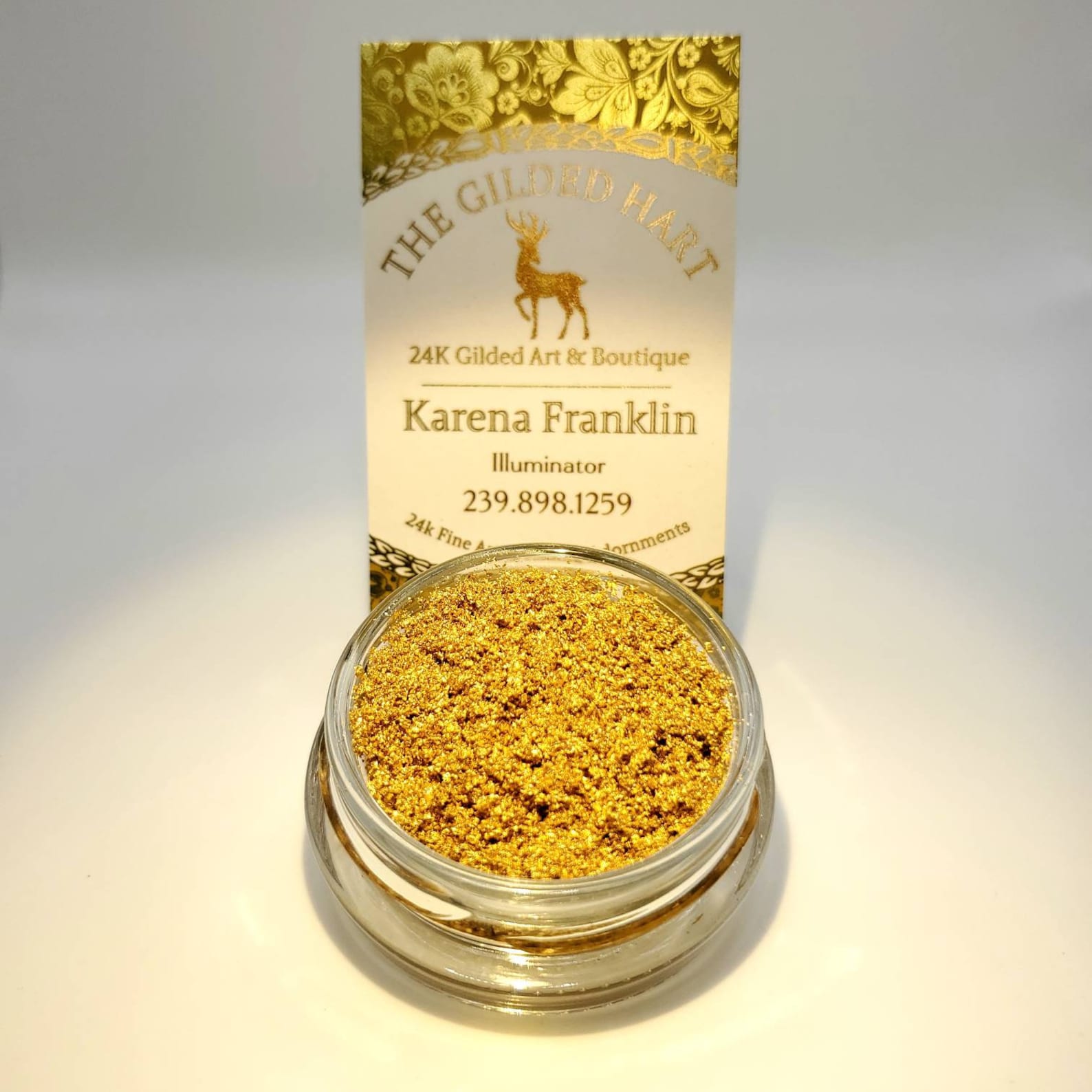 Pure 24k Gold Powder REGULAR 0.1g - Hand Ground Gilding Powder ...