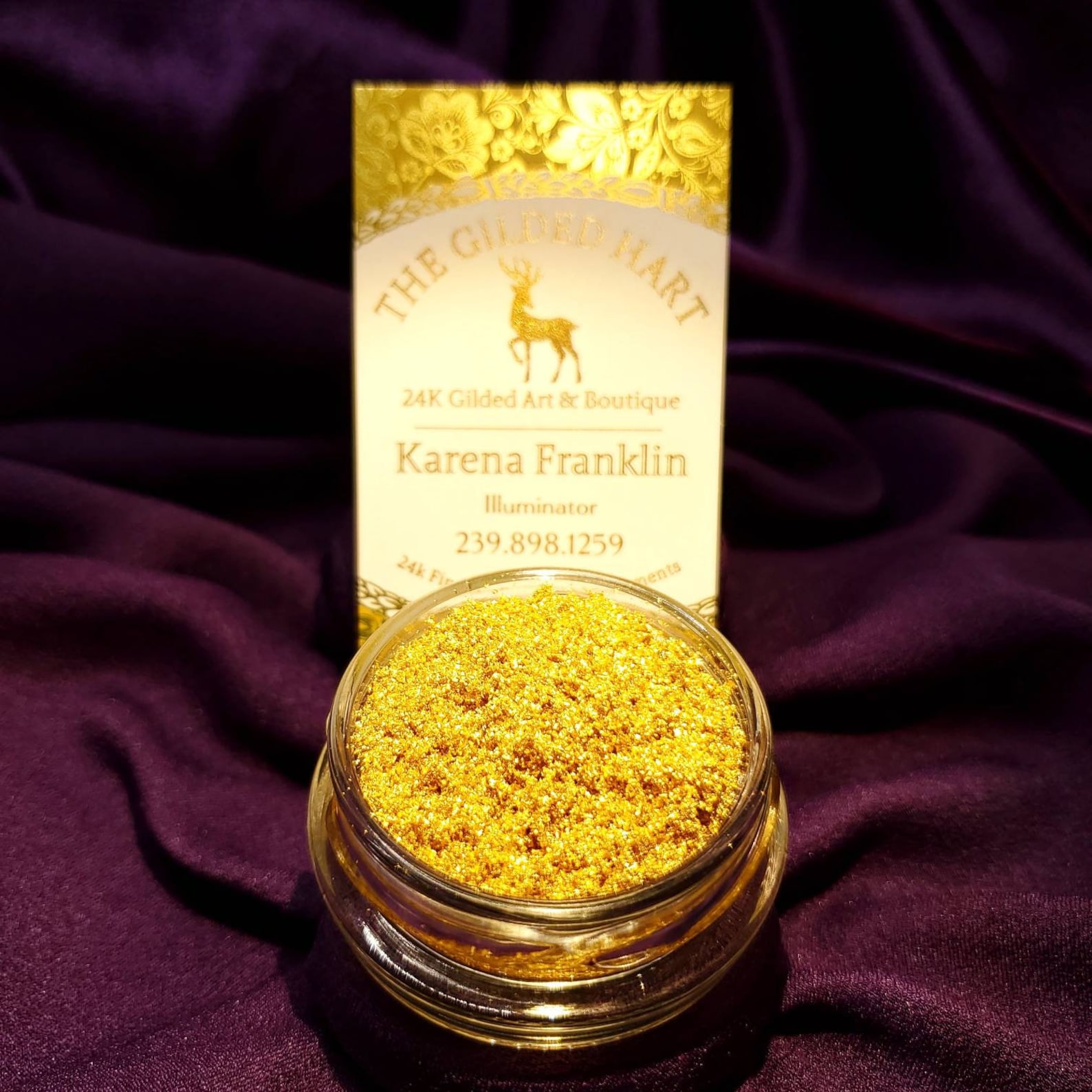 Pure 24k Gold Powder REGULAR 0.1g - Hand Ground Gilding Powder ...