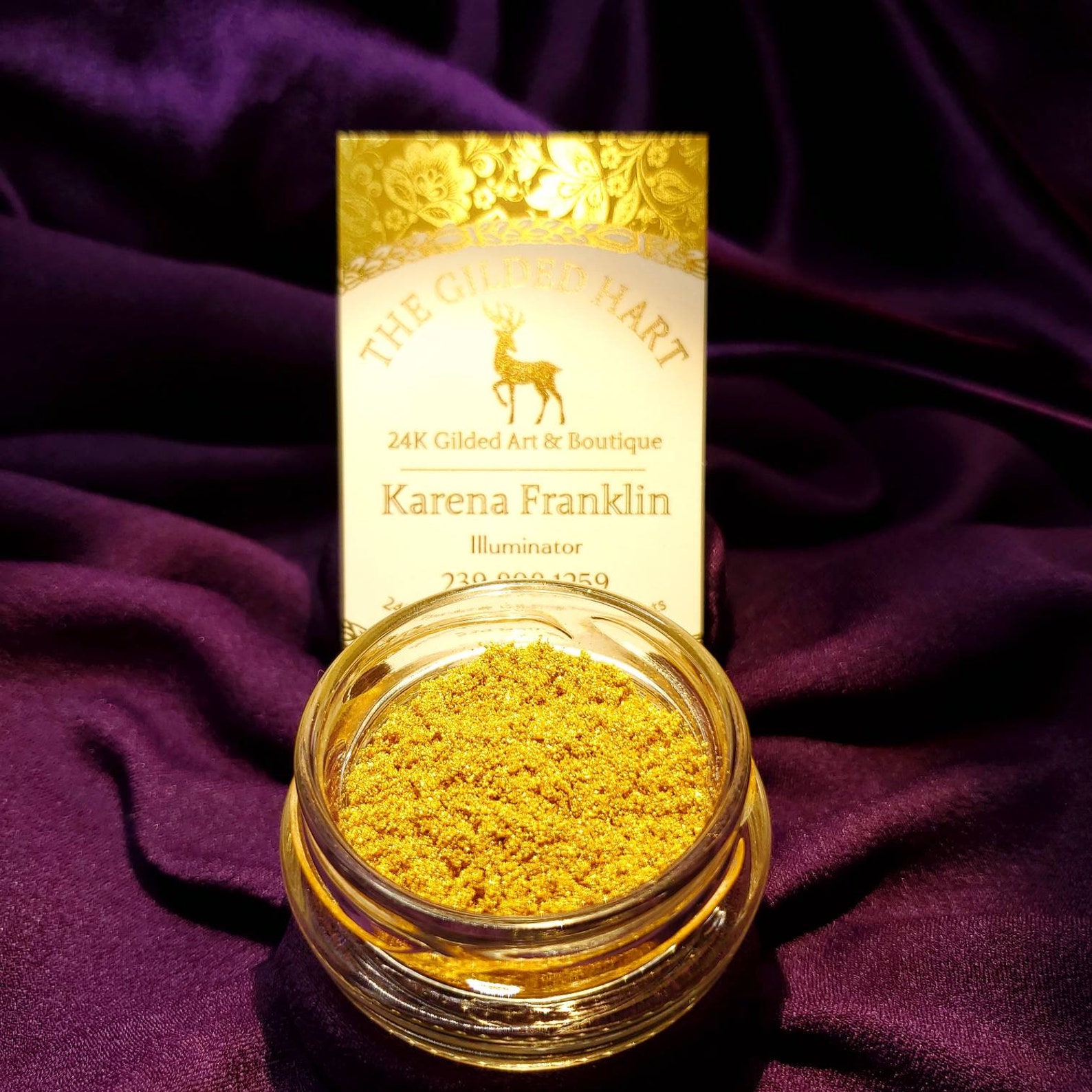 Pure 24k Gold Powder FINE 0.4g - Hand Ground Gilding Powder - Precious ...