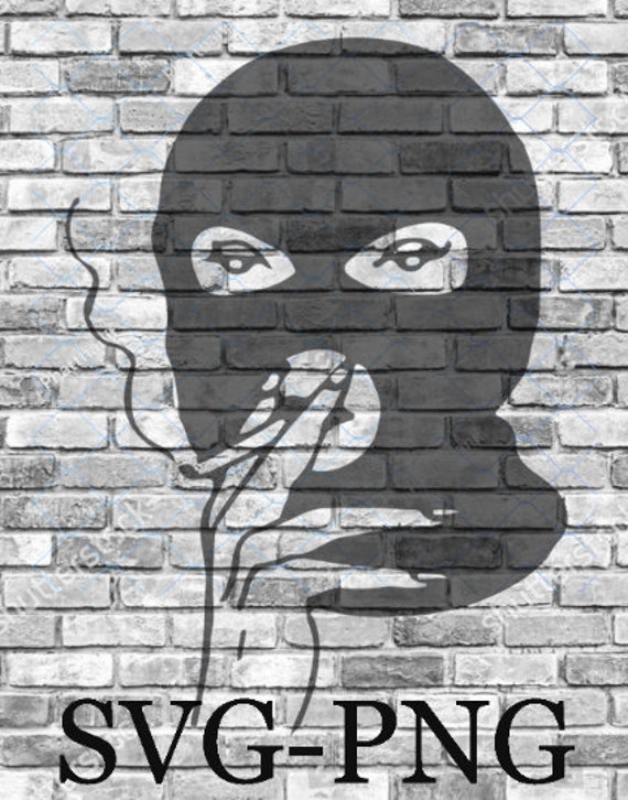 Ski Mask Smoking Women Svg Png - Etsy