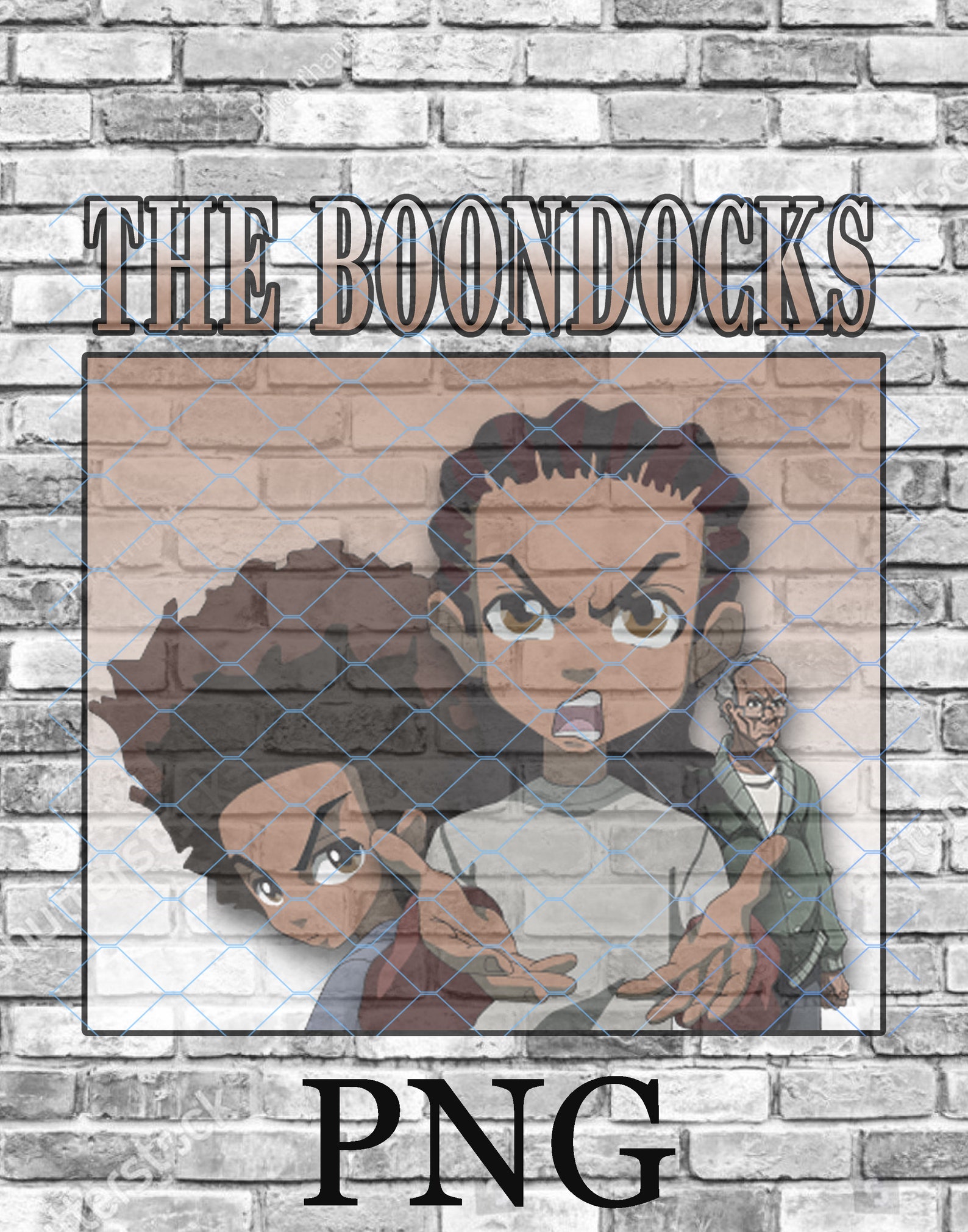 Huey Riley the Boondocks Png Sublimaton for T Shirt , Mug Etc - Etsy