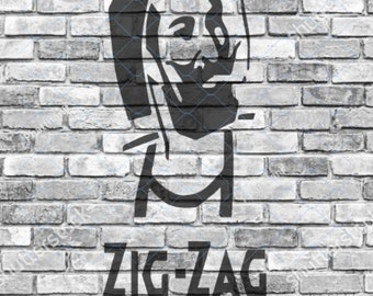 Zig Zag Man | Etsy