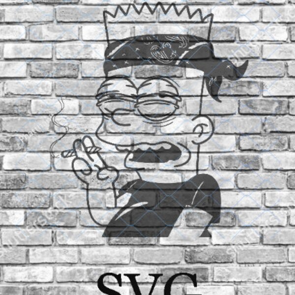 The Simpsons Weed - Etsy