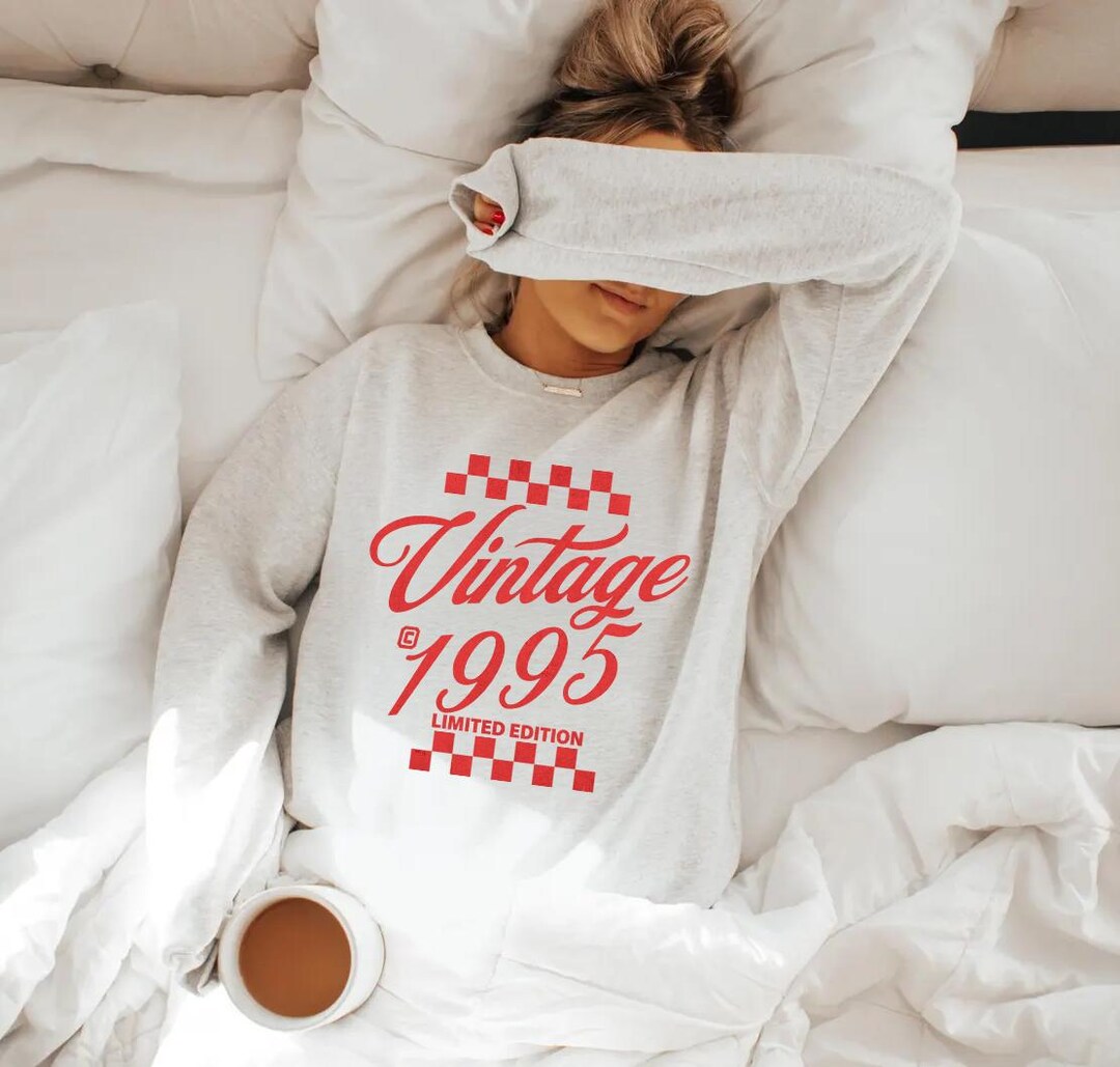 Vintage 1995 Sweatshirt, 90s Baby Shirt, 29th Birthday Gift, Limited ...