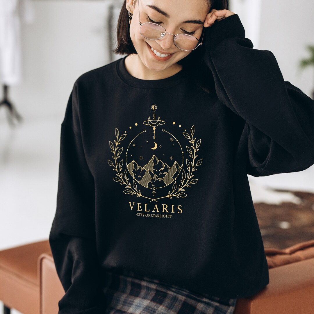 City of Starlight Acotar Velaris Sweatshirt, Thorns and Roses Court of ...