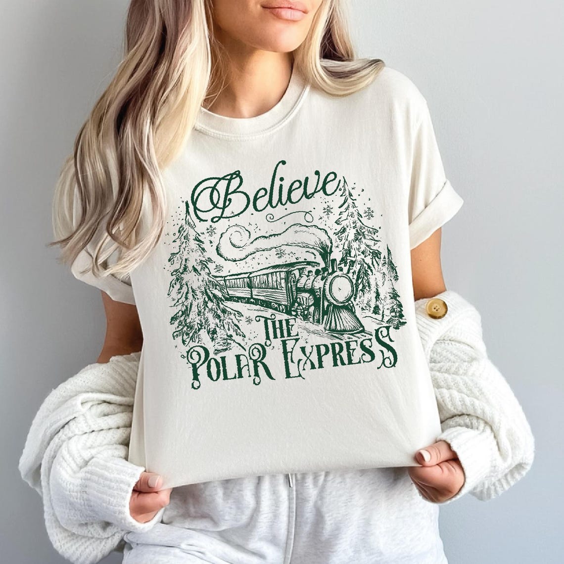Believe Polar Express Unisex Adult Shirt, Family Vacation, Holiday ...