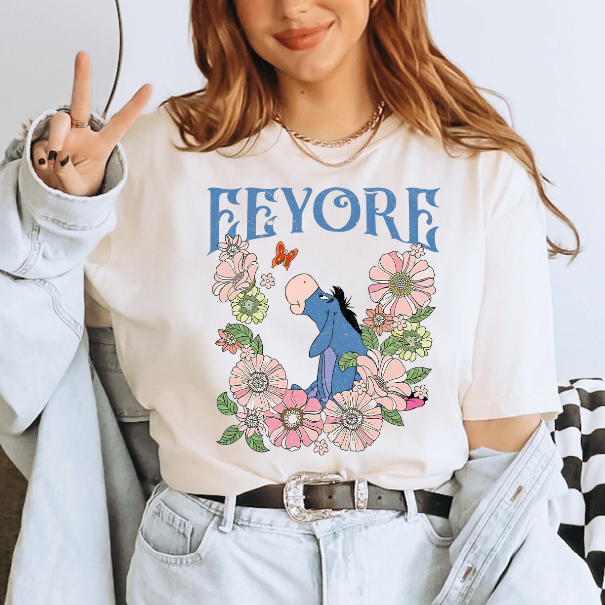 Retro Eeyore Sweatshirt: Winnie the Pooh Crewneck - Etsy