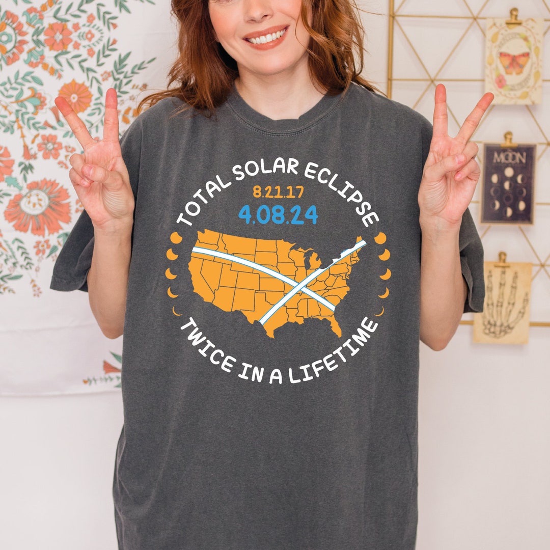 Solar Eclipse 2024 Shirt, Turn Around Bright Eyes Shirt, Total Eclipse ...