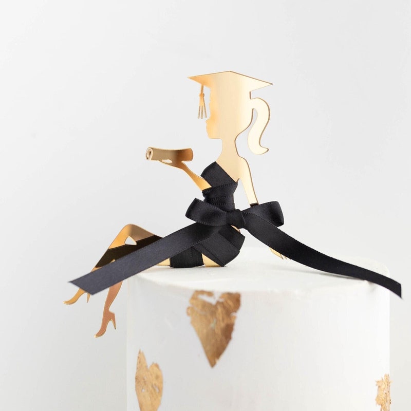 Sitting Girl Cake Topper - Etsy