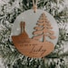 Our First Home Christmas Wooden Engraved Ornament 2025 My First Home ...