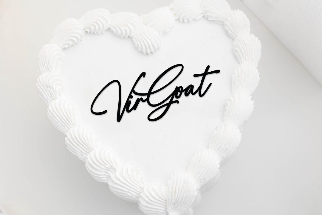 Virgoat Cake Charm | Virgoat Cake Topper | Virgoat Cake Decor | Virgo ...