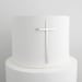 Elongated Acrylic Cross Cake Charm Slim Cross Baptism Cake Charm First ...