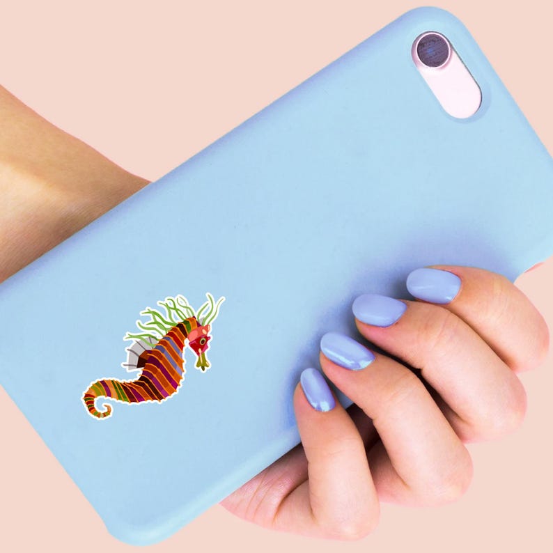 Decal: Crayon Ponyfish - the Life Aquatic - Wes Anderson - Etsy