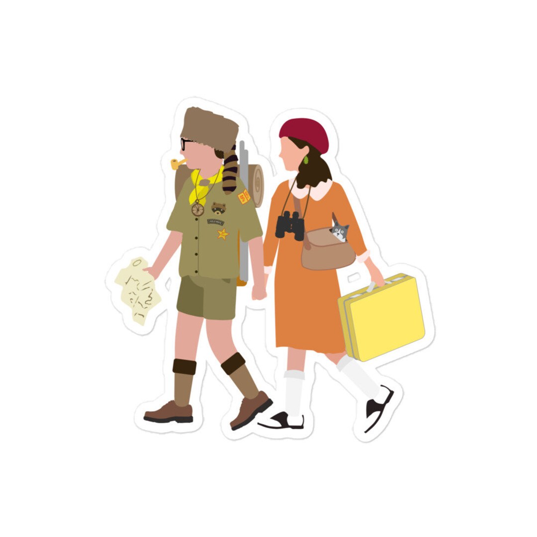 DECAL: Sam and Suzy Run Away Moonrise Kingdom Wes Anderson - Etsy