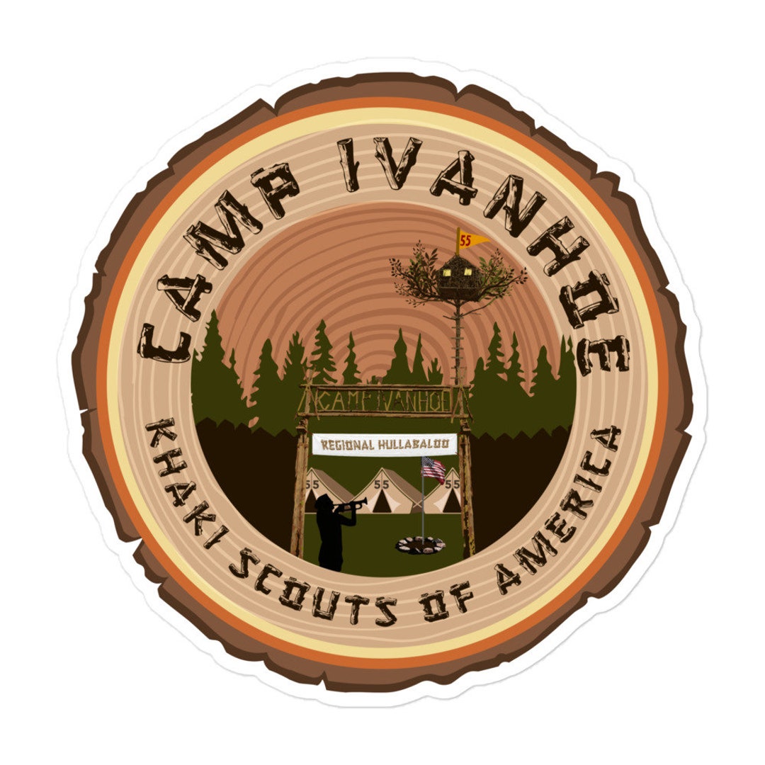Decal: Khaki Scout Troup 55 - Hullabaloo - Moonrise Kingdom - Wes ...
