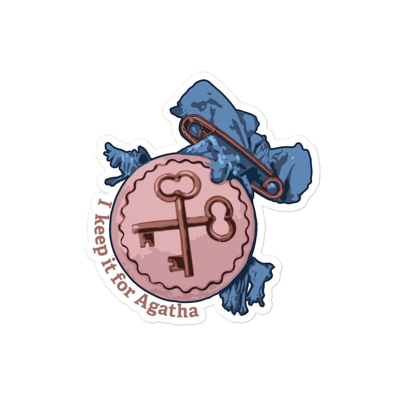 DECAL: Agatha's Pin for Zero the Grand Budapest Hotel - Etsy