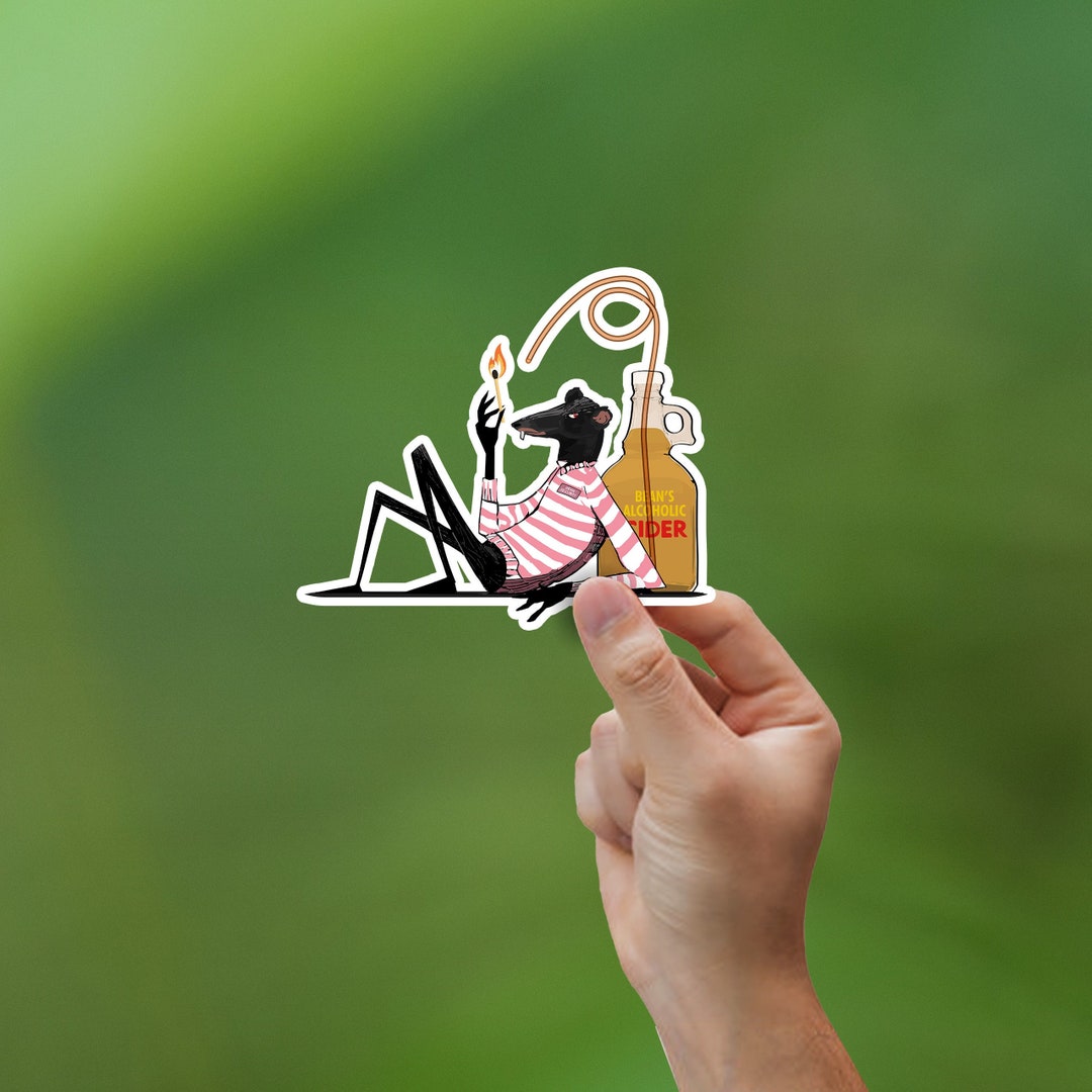 Decal: Bean Security Rat Lit Match Fantastic Mr Fox Wes Anderson - Etsy