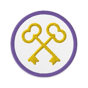 Patch: Crossed Keys Grand Budapest Hotel Wes Anderson - Etsy