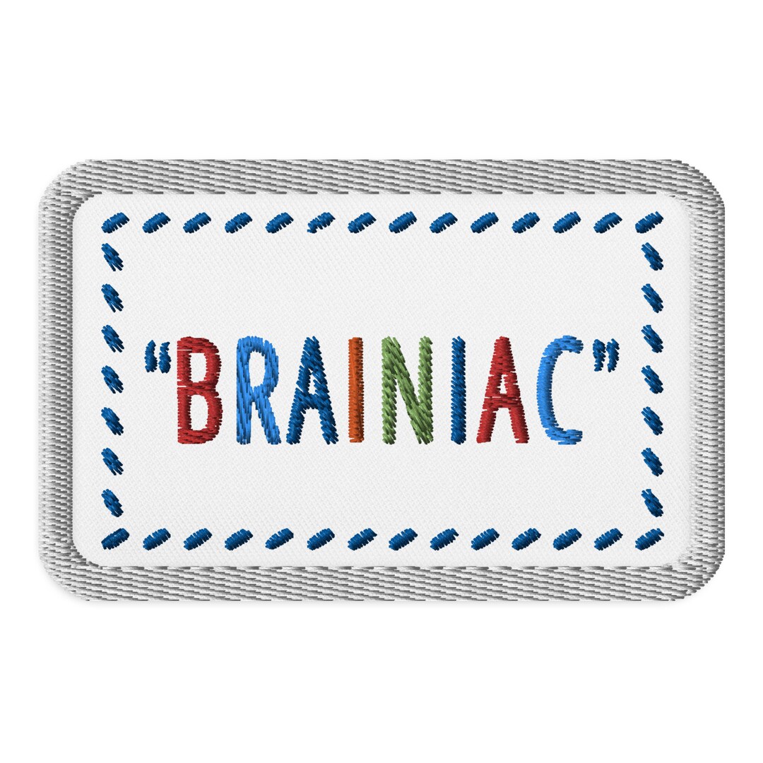 Embroidered Patch: BRAINIAC Asteroid City Wes Anderson - Etsy