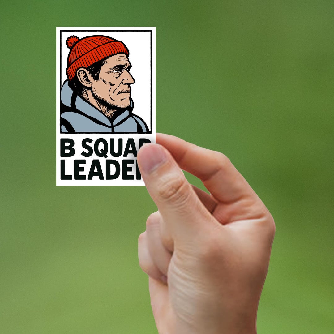 Decal: B Squad Leader - Klaus Life Aquatic Funny Meme Sticker Wes ...