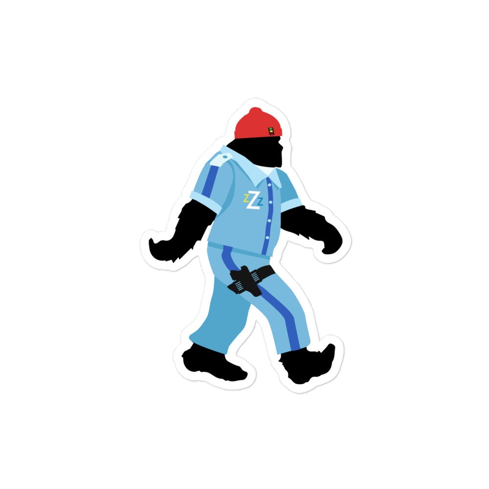 DECAL: Squatchy Steve Z Cosplay the Life Aquatic Wes Anderson - Etsy