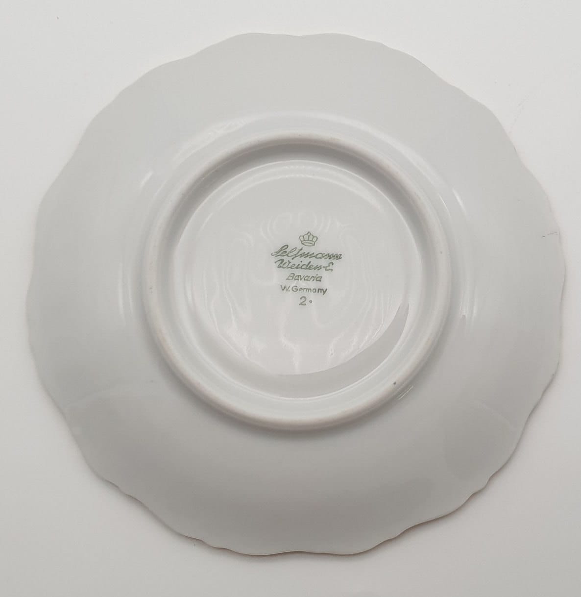 Seltmann Weiden Bavaria Saucers Theresia Blue Gold W-germany - Etsy