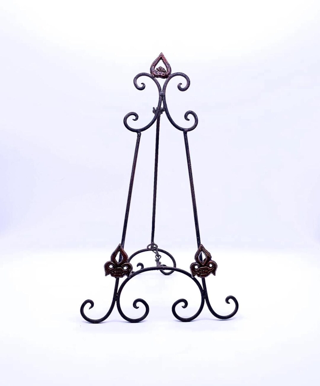 Vintage Cast Iron Display - Easel Stand - Recipe Holder - Book Stand - Etsy