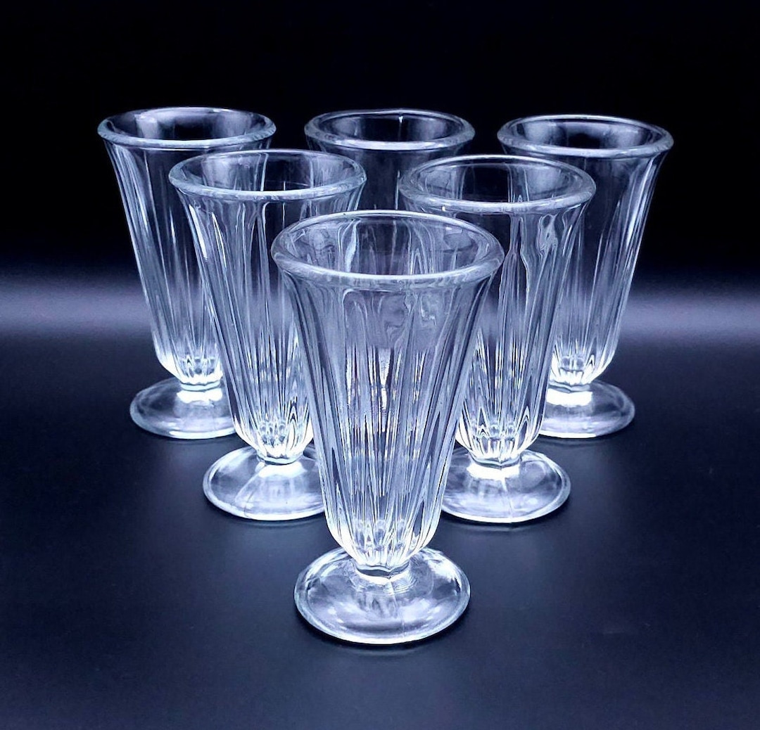 Vintage Ice Cream Sundaes Dessert Glasses Sundae Glass - Etsy