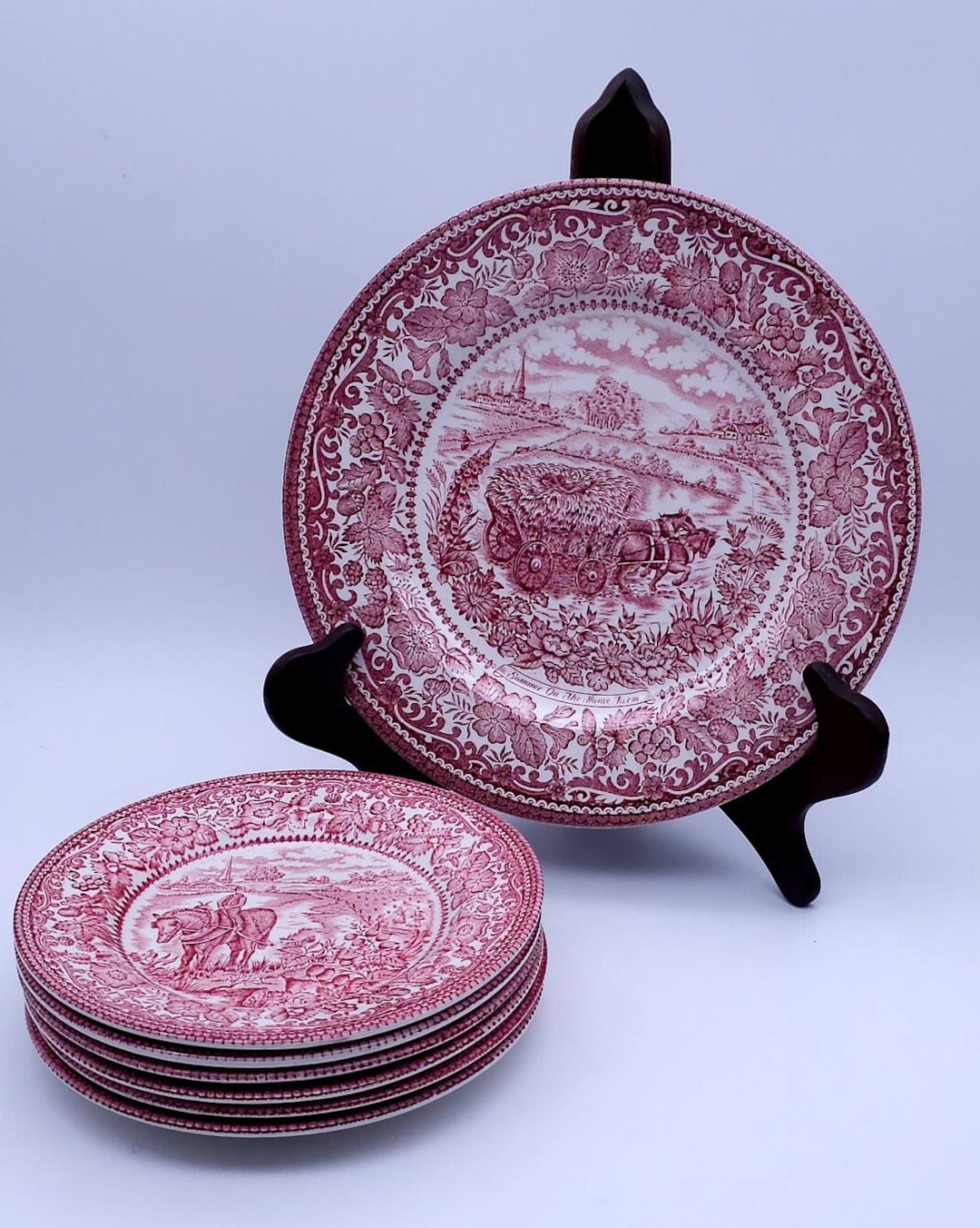 English Ironstone Tableware "four Seasons" - Ironstone - Dinner Plate ...