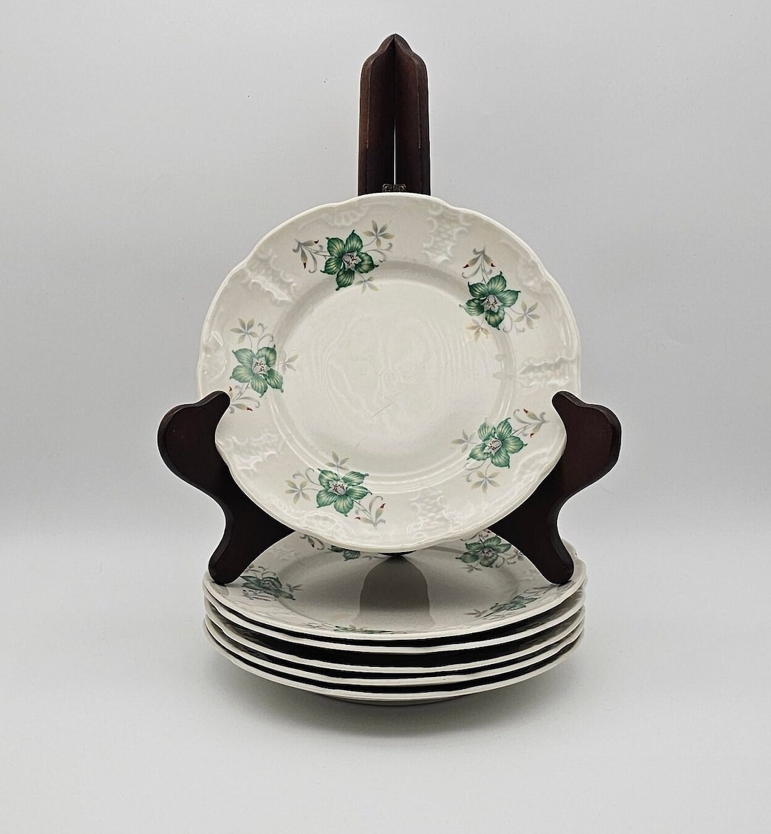 Mosa Maastricht - Breakfast Plates - Green - Set of 6 - Made in the ...