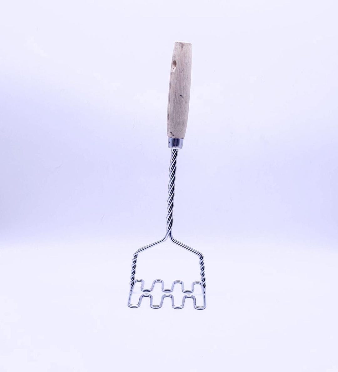 Vintage Potato Masher - Vintage Kitchen Utensils - Wooden Handle ...