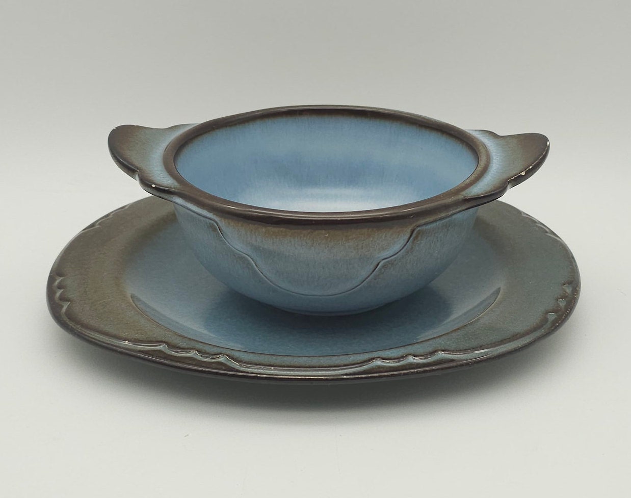 Huizen Driekhoek - Soup Bowls and Saucer - Made in the Netherlands - Etsy