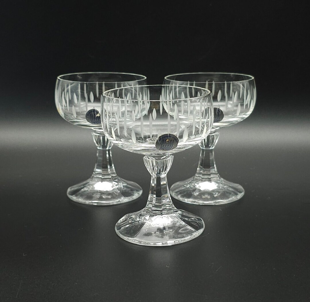Comtesse Germany Crystal Liqueur Glasses Made in Germany Set of 3 - Etsy