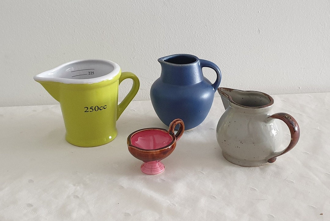 Mix & Match Jugs Multiple Types Milk Jugs Water Jug Vase Set of 4 - Etsy