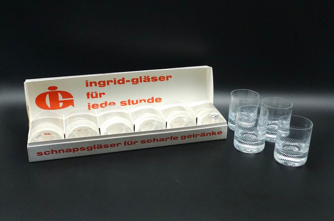 Ingrid-glaser Schnapps Glasses - Mid Century - Bar Stuff - Made in ...