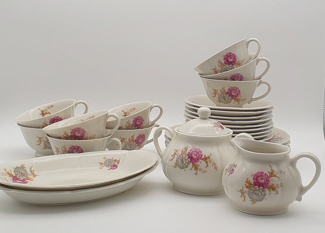 Mosa Maastricht Tableware - 1940-1950 - Cup With Saucer - Breakfast ...