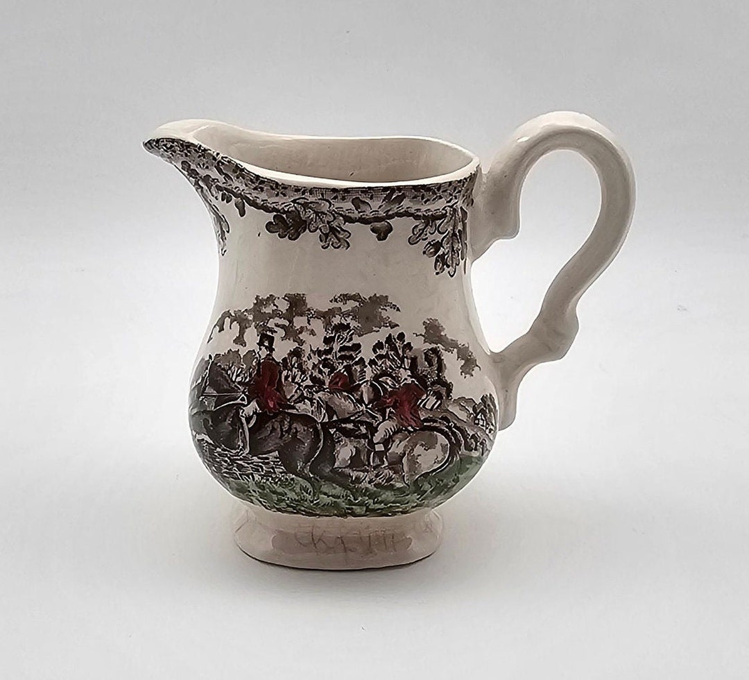 Myott Country Life - Milk Jug - Made in England - Hunting Scene - Etsy