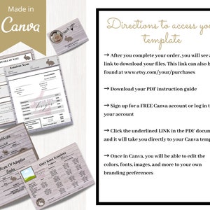 Editable Rabbitry Package Templates, Invoice, Bill of Sales, Pedigree ...