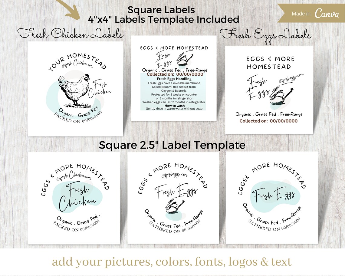 Editable Chicken Templates, Chicken Logo, Egg Logo, Hatchery, Chicken ...