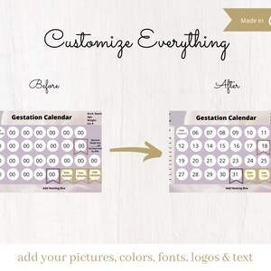 Editable Rabbit Gestation Calendar Template, Printable, Rabbitry ...