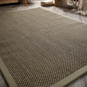 Sisal Rug Sage Green - Etsy