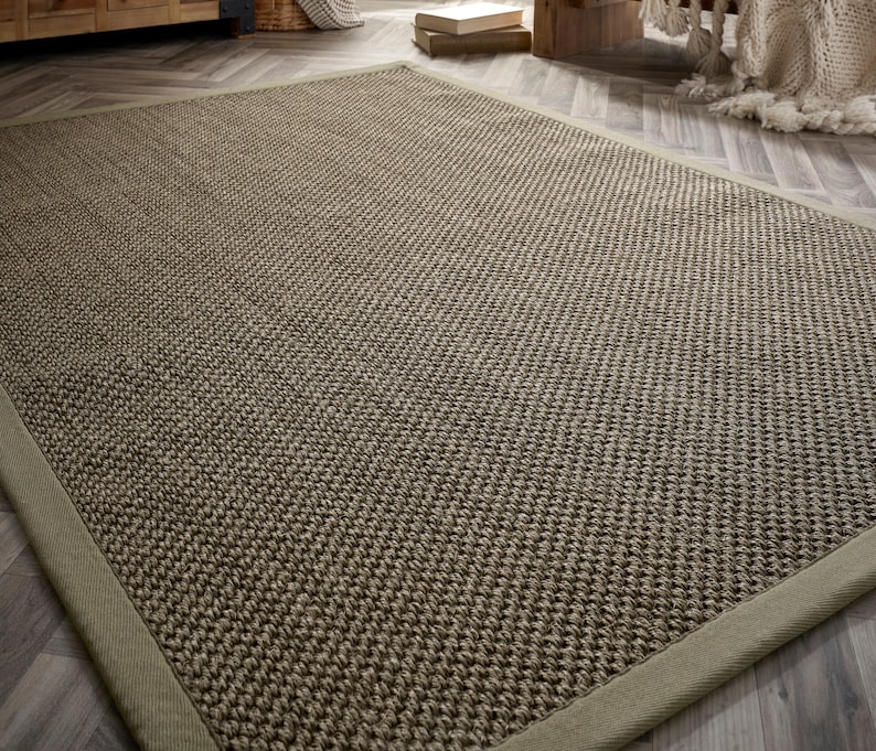 Sisal Rug Sage Green - Etsy
