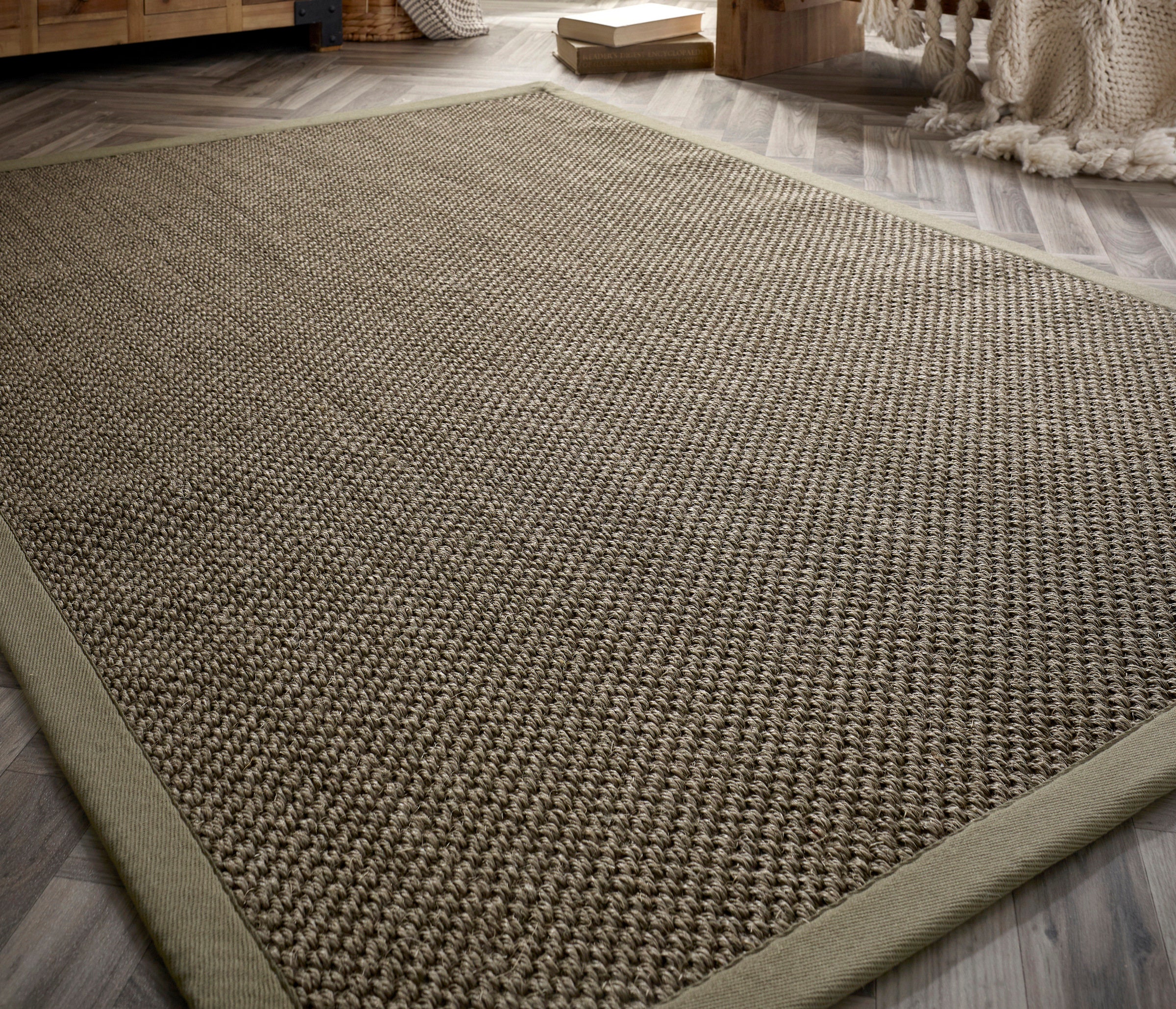 Sisal Rug Sage Green - Etsy