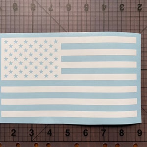 SUBDUED AMERICAN FLAG Vinyl Decal Indoor & Outdoor Sticker. Choose Size ...