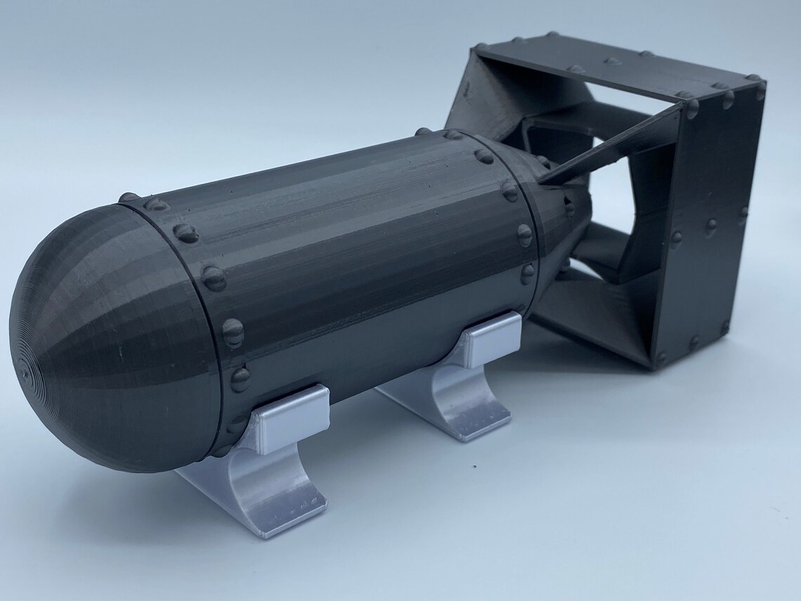 3D Printed Military Style Ordnance Bomb Display With Stand. Choose ...