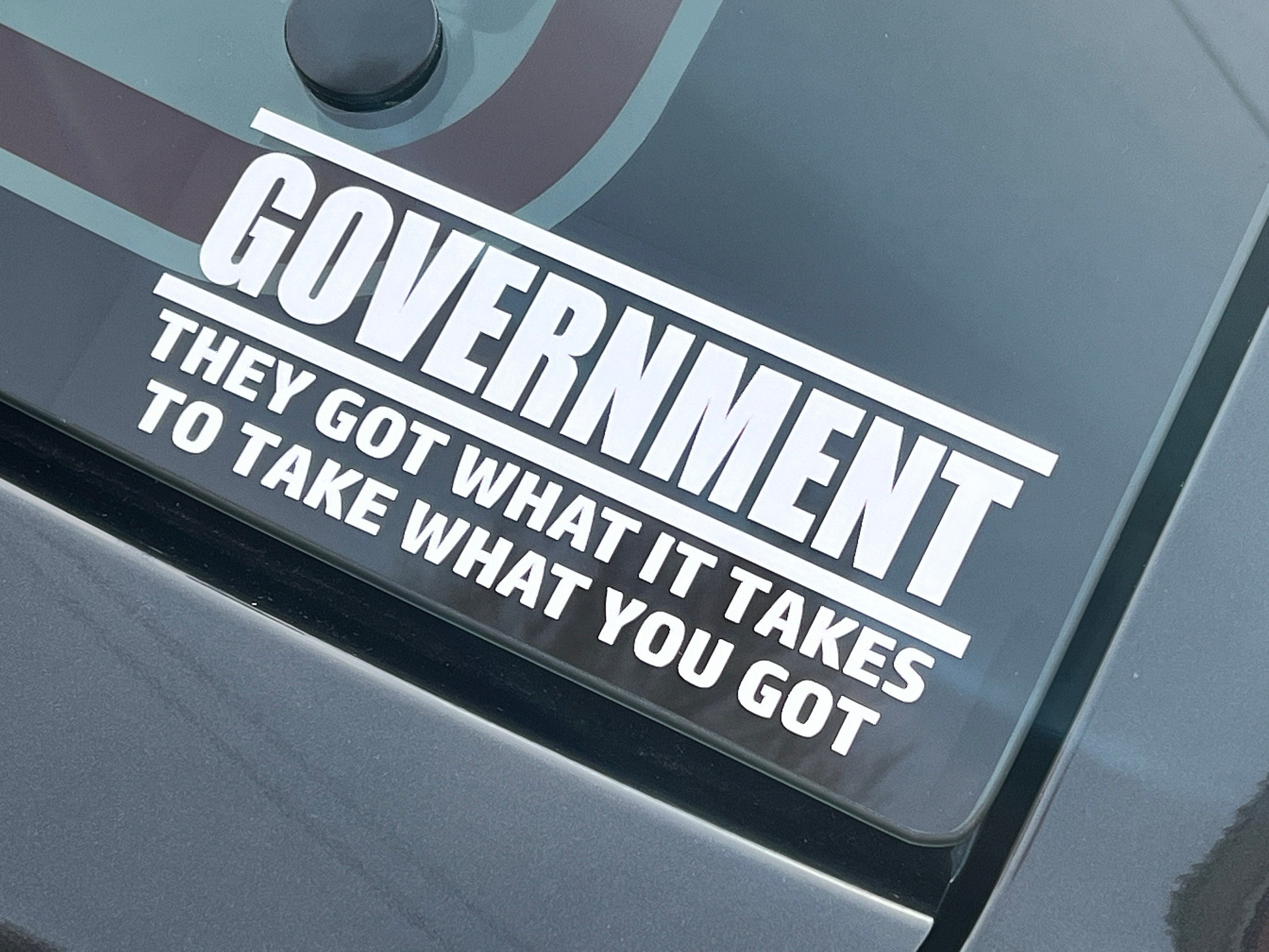 Anti Government Bumper Stickers