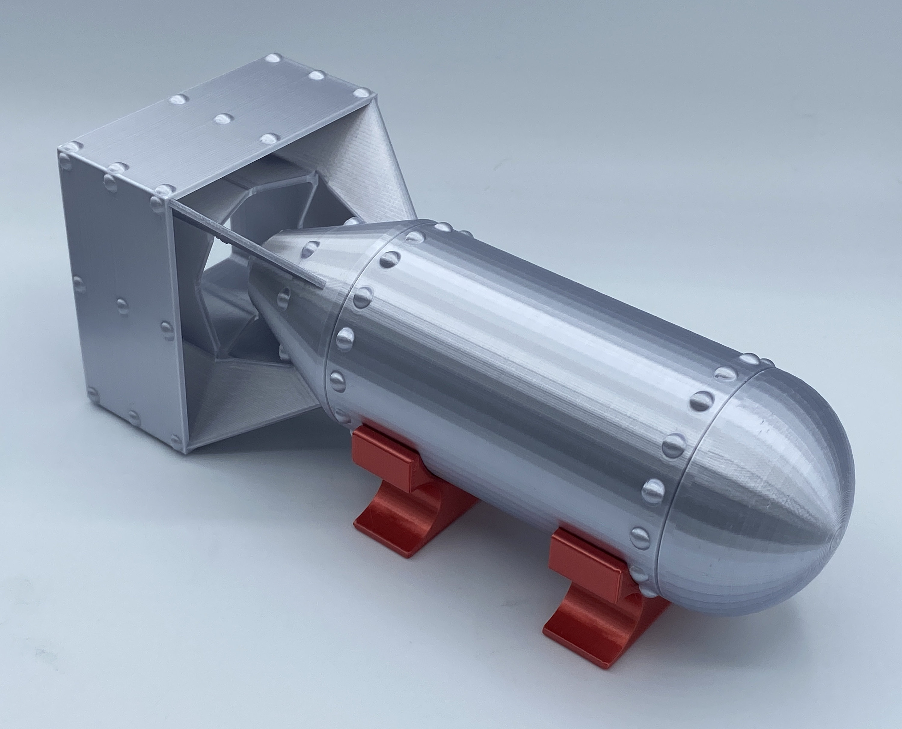 3D Printed Military Style Ordnance Bomb Display With Stand. Choose ...